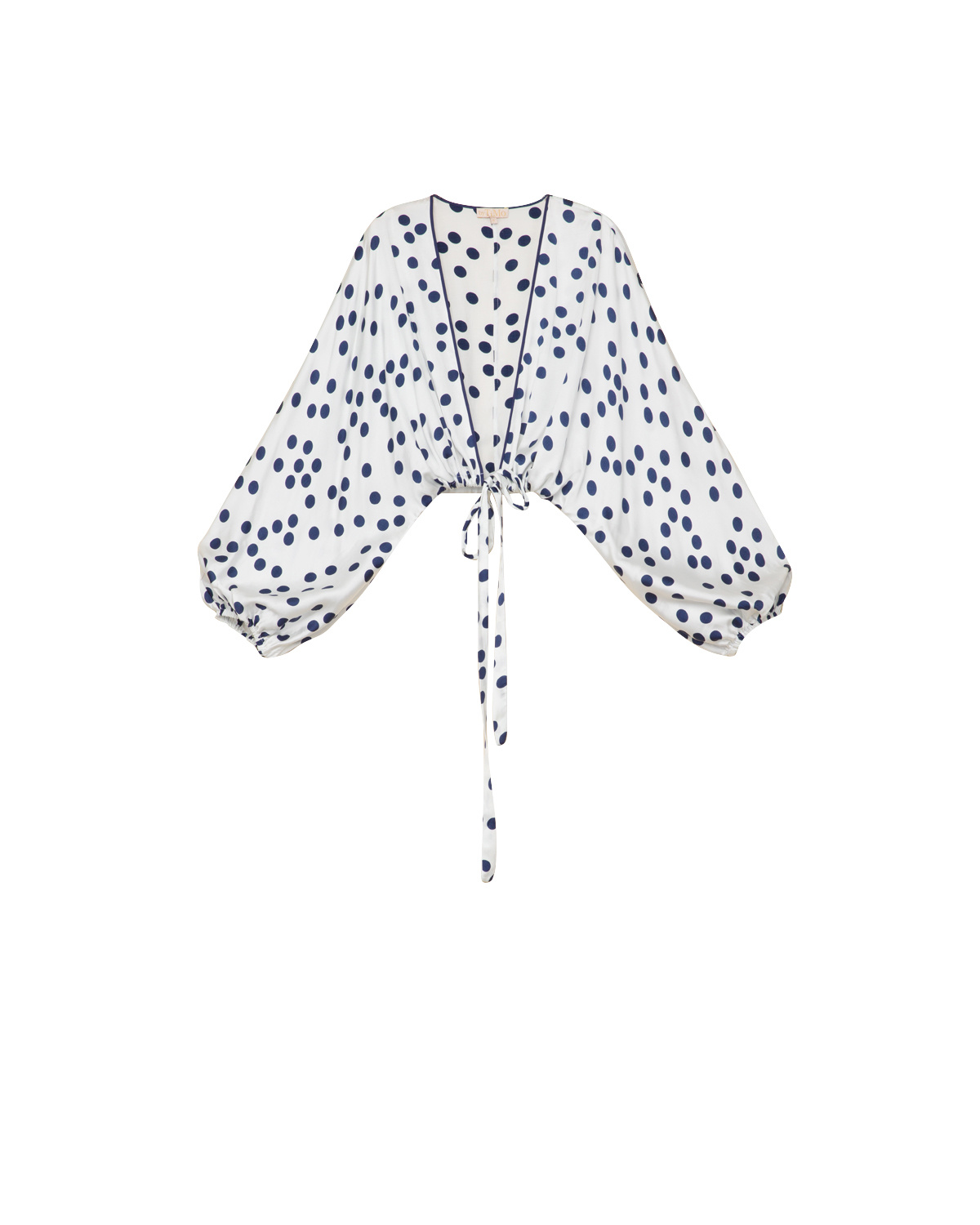 byTiMo | Satin Jacket - Blue Dots