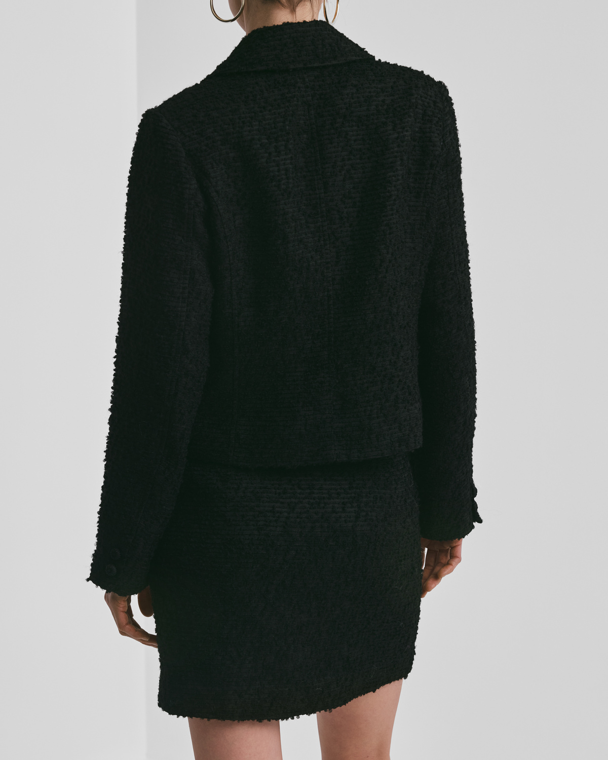 byTiMo | Bouclé Jacket - Black