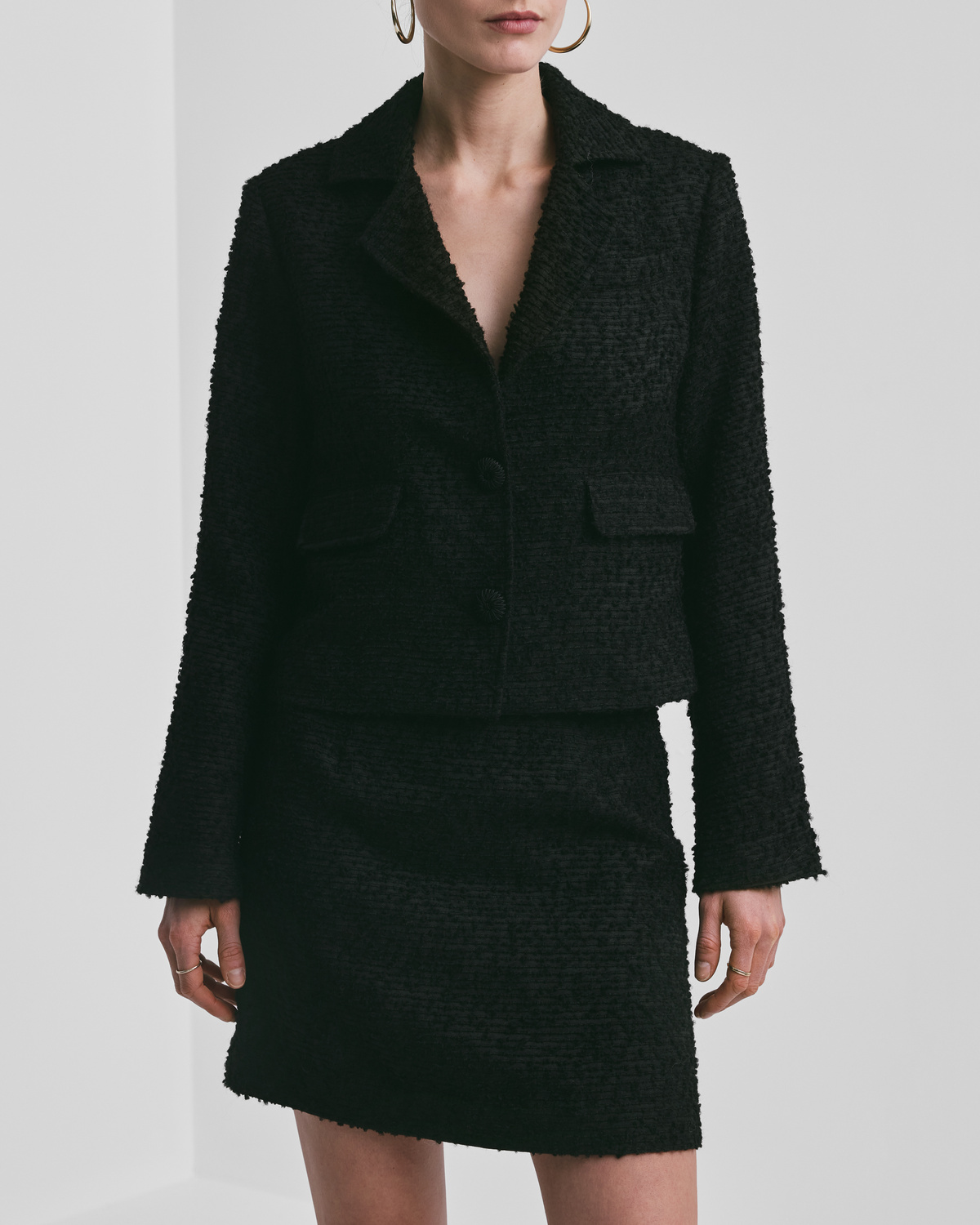 byTiMo | Bouclé Jacket - Black