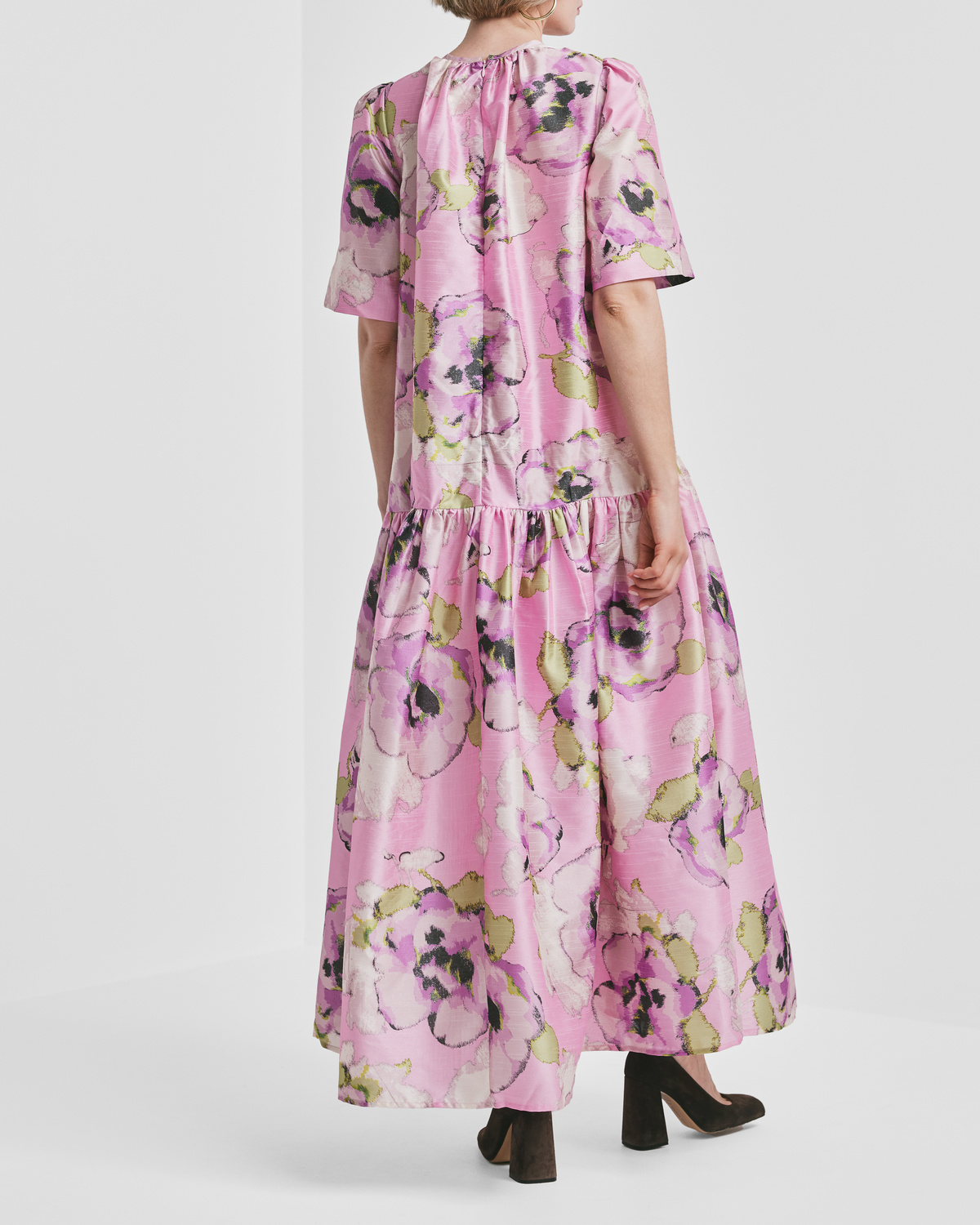 byTiMo | Taffeta Belt Dress - Lilac Grace