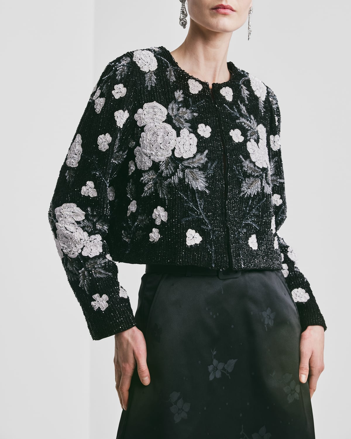 byTiMo | Beaded Cropped Jacket - Glamour
